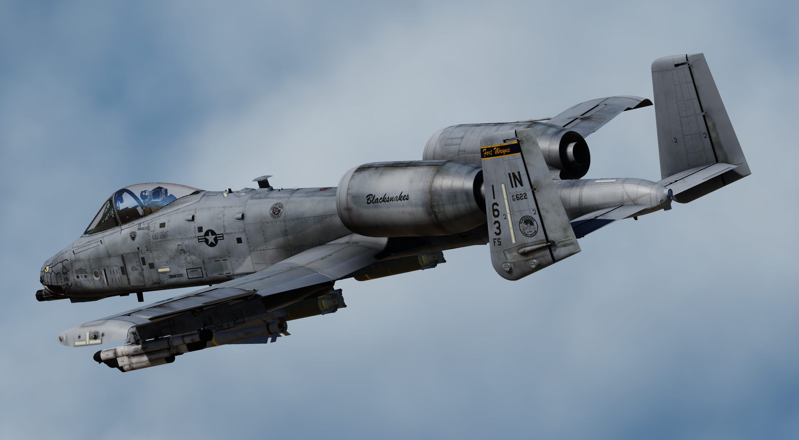 A-10C II 163rd FS Black snake Fort Wayne